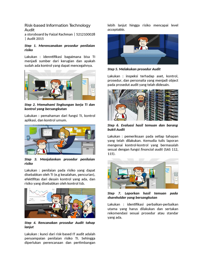 Risk Based IT Audit Storyboard | PDF