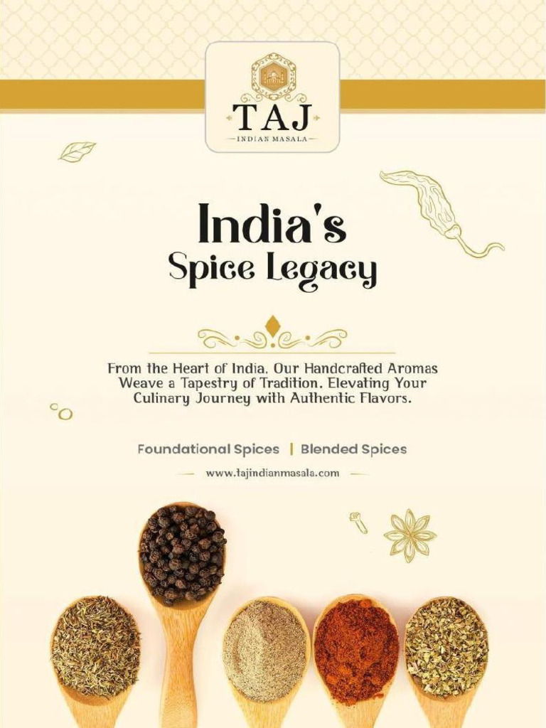 Taj Indian Masala-1 | PDF