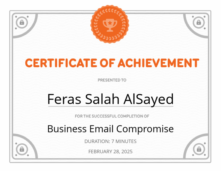 BEC Course Certificate | PDF