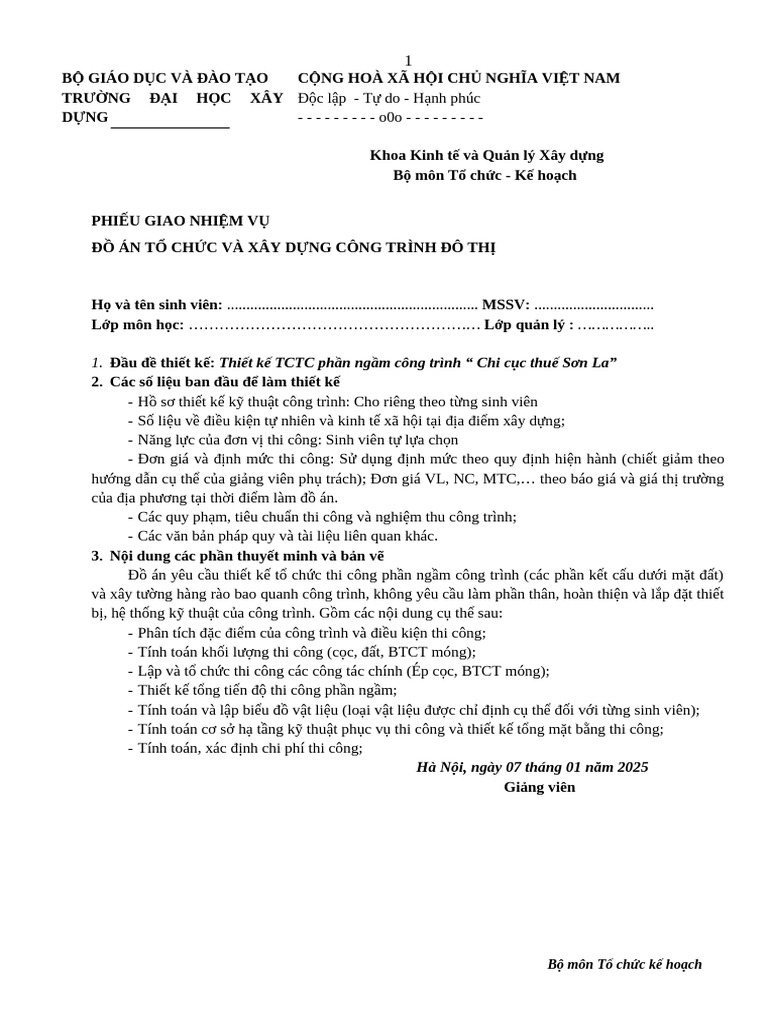 Đồ Án TCTC | PDF