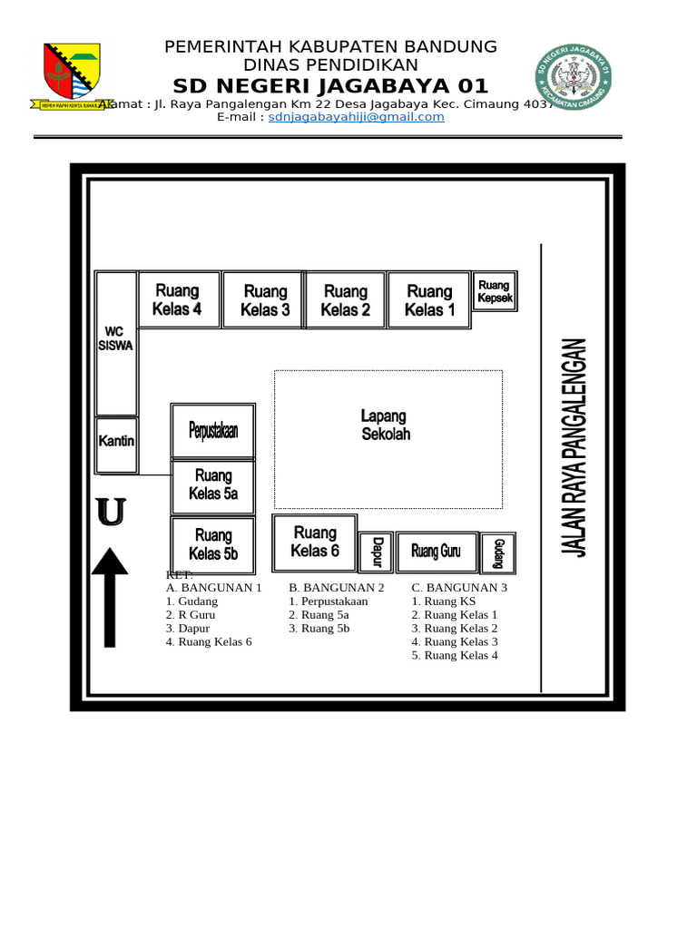 Denah SDN Jagabaya 01 | PDF