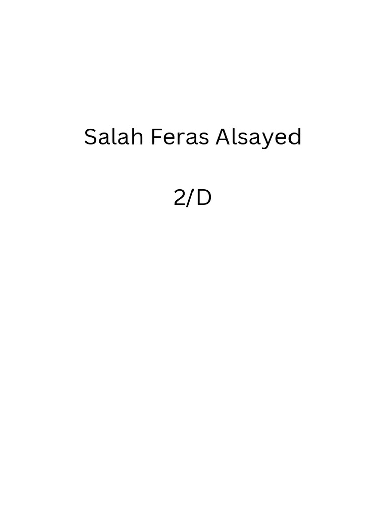 Salah Feras Alsayed 2/D | PDF | Ford Motor Company | Electric Vehicle