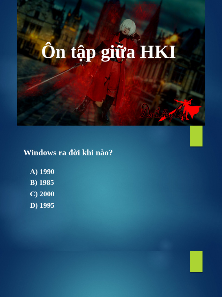 K11 Ôn tập giữa HKI | PDF
