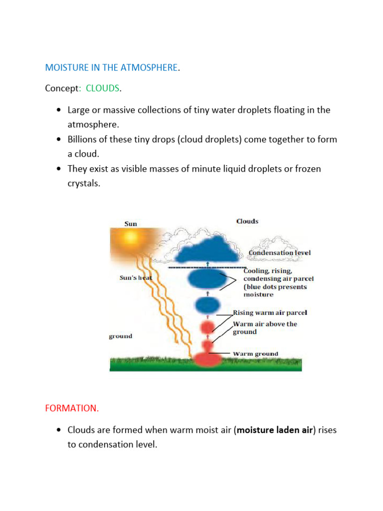Cloud Types and Their Formation | PDF | Cloud | Atmosphere