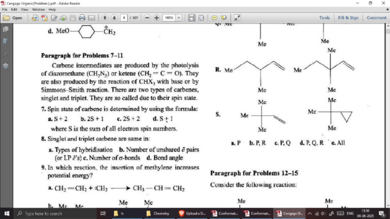 Cengage Organic (Problems) Page 1 | PDF