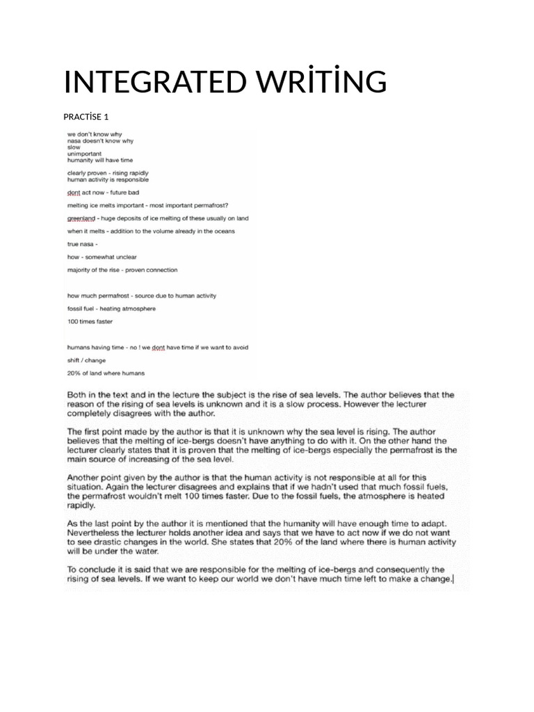 TOEFL Writing | PDF