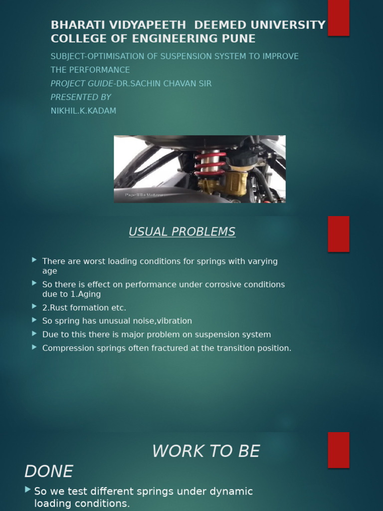 Suspension System | PDF