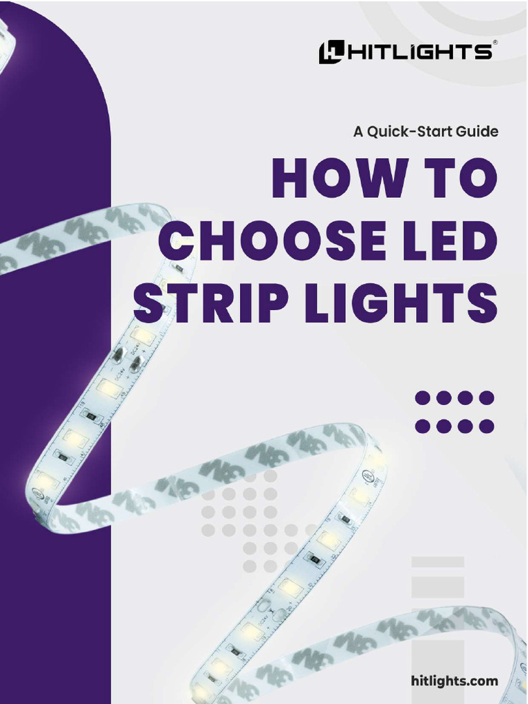 How To Choose LED Strip Lights | PDF | Light Emitting Diode | Color