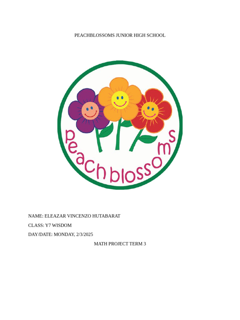 Math Project t3 s2 Newwwwwwwwwwww Enzo Y7 Wisdom | PDF