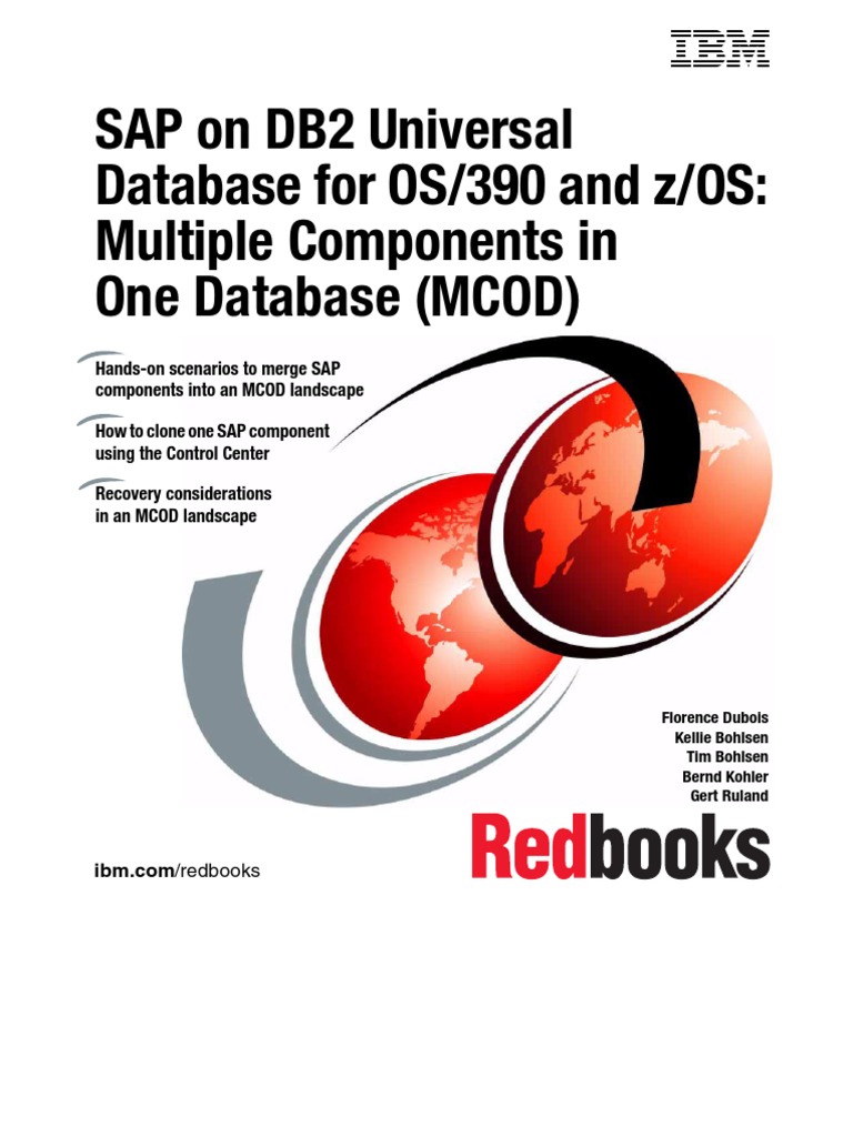 SAP MCOD on DB2 zOS | Ibm Db2 | Database Schema