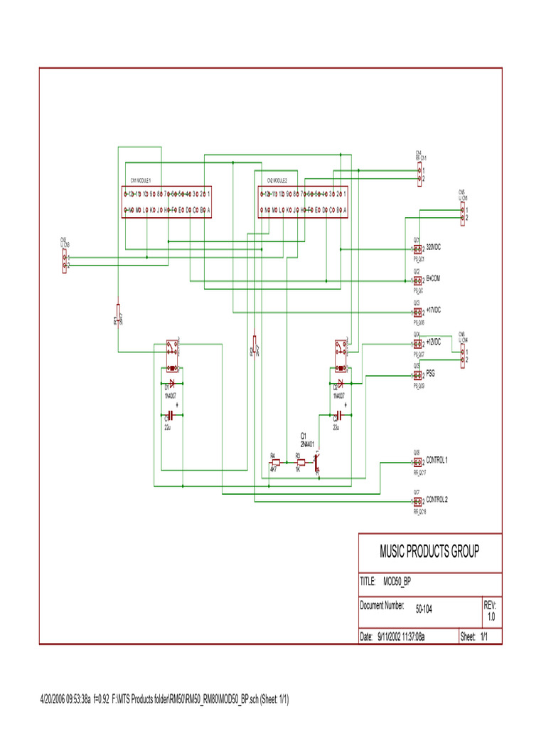 RM50 Module (Scheme) | PDF