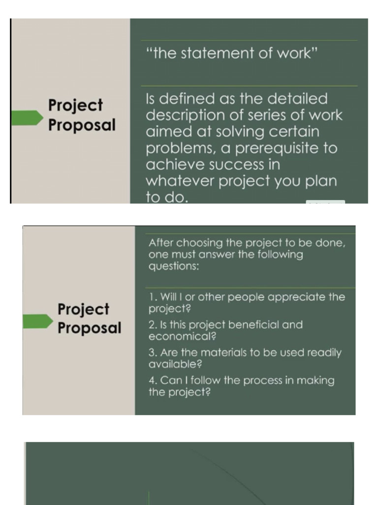 Bam Lesson 2 - Project Proposal | PDF