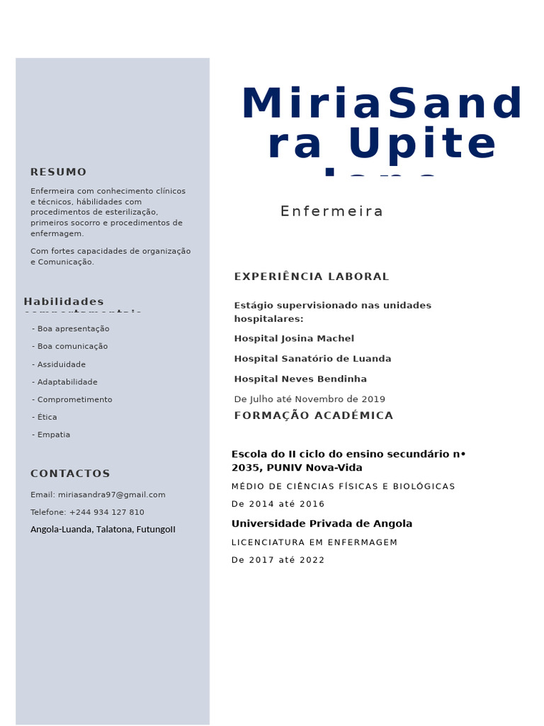 Cópia de Cópia de CV1-Modernizado-Modelo-Ango-Emprego | PDF