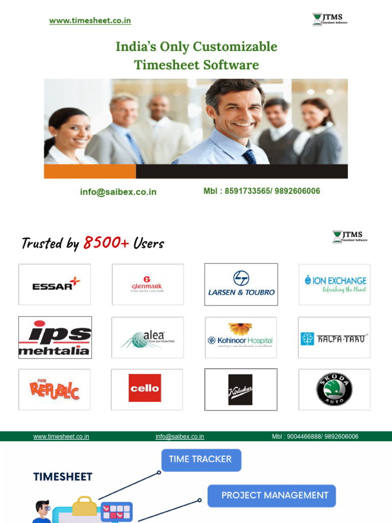 JTMS Timesheet Software N | PDF | Information Technology Management | Information Technology