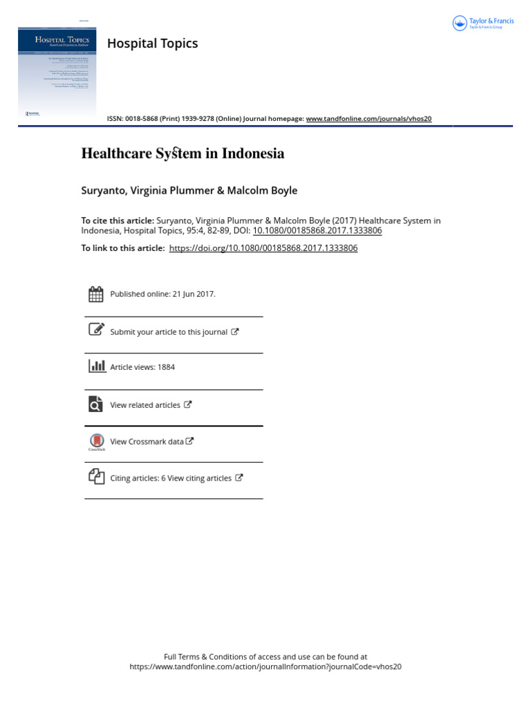 Healthcare System in Indonesia | PDF | Emergency Medical Services ...