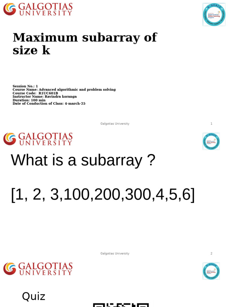 Lab 1 Subarray Sum | PDF | Algorithms | Applied Mathematics