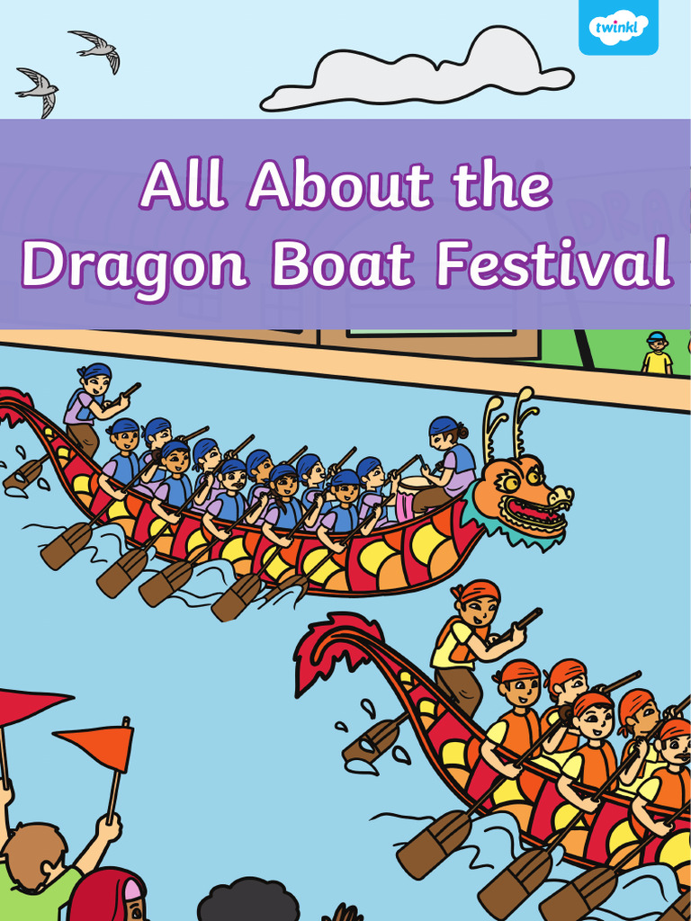 Dragon Boat Festival Lapbook - Cover Page | PDF