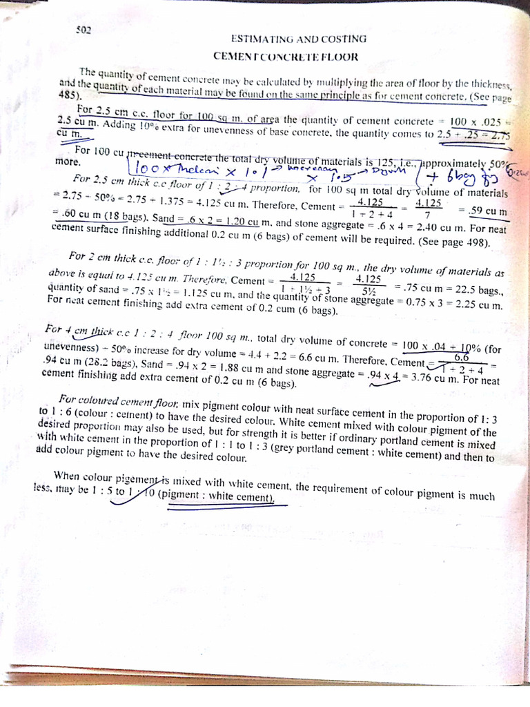 MOD 2 Lec 5 Flooring, Concrete, Mosaic, Terrazio, Brick, White Washing | PDF