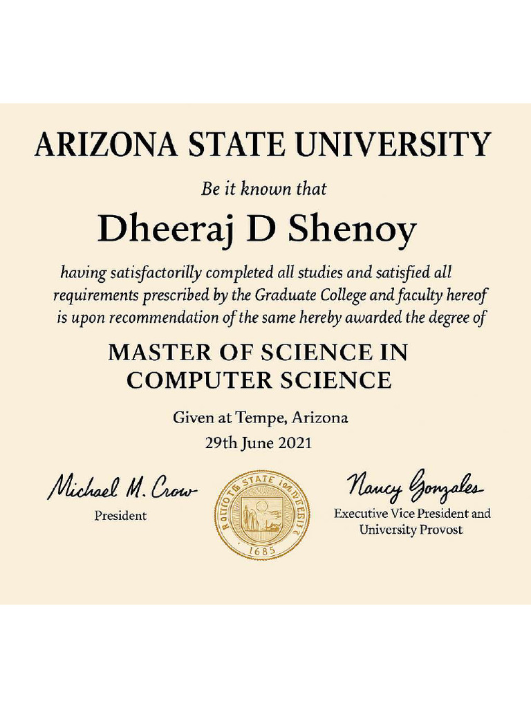 Master's Degreee | PDF