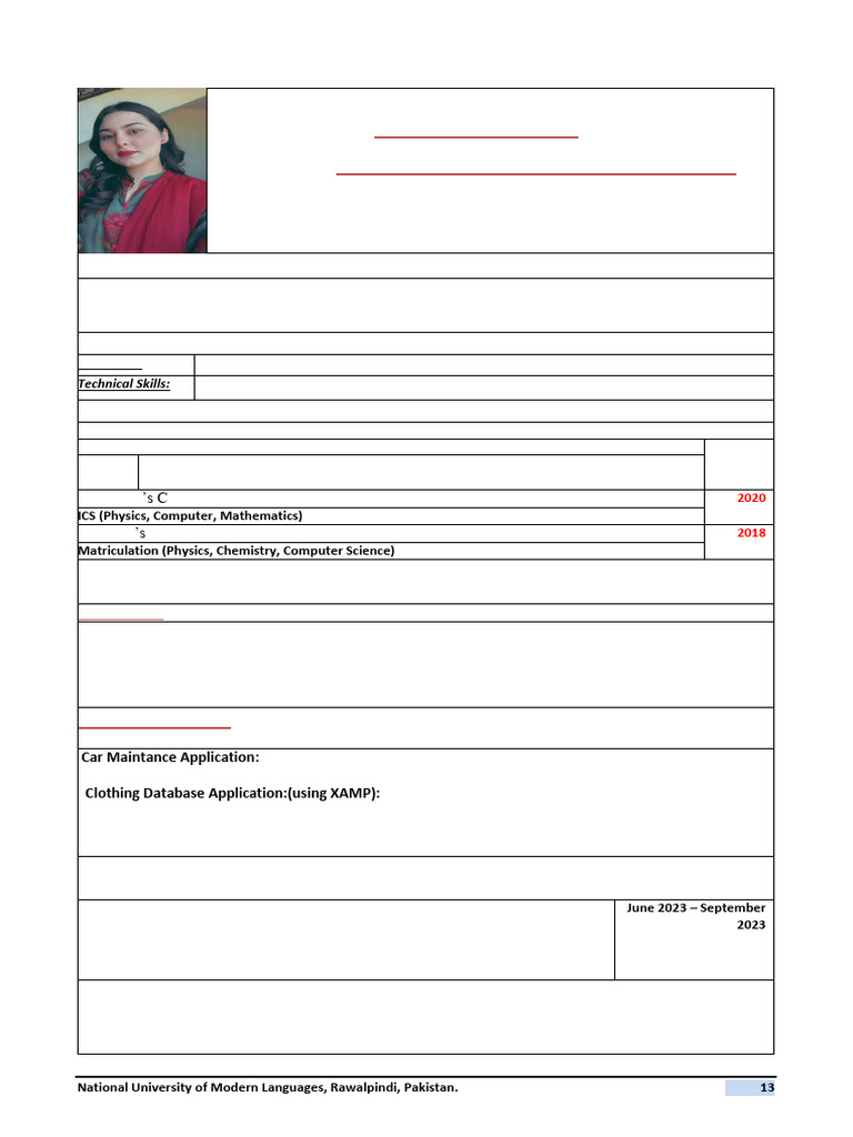 Nimra Resumee | PDF | Machine Learning | Computing