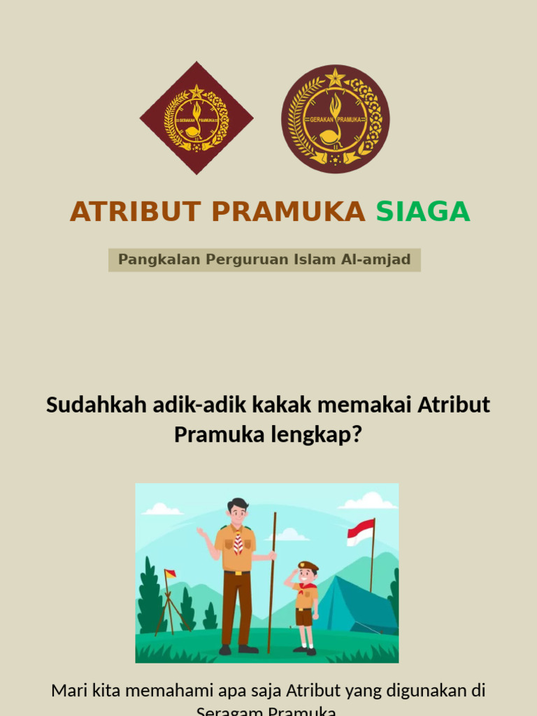 Atribut Pramuka SIAGA | PDF