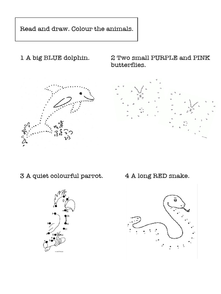 Colours and Animals | PDF