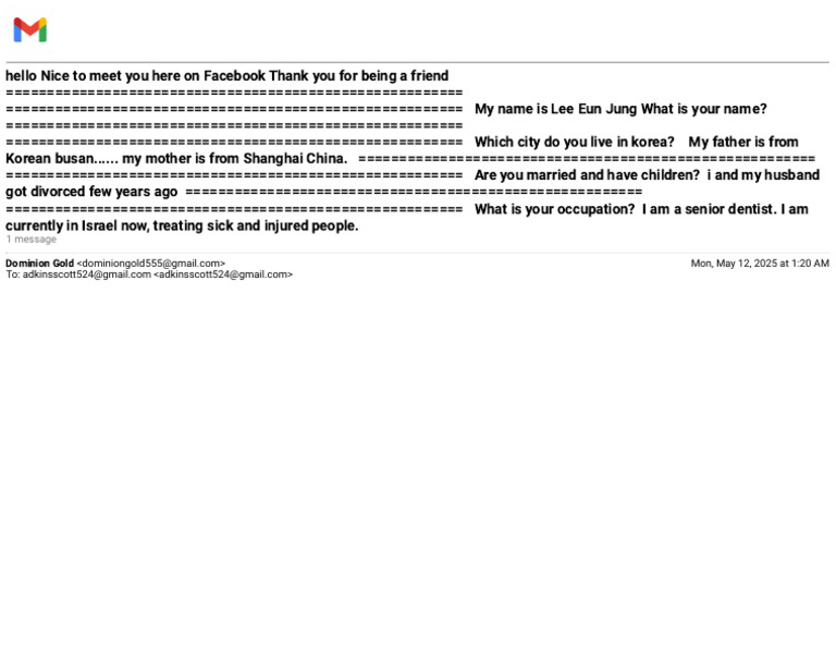 Korean Chatting Format | PDF