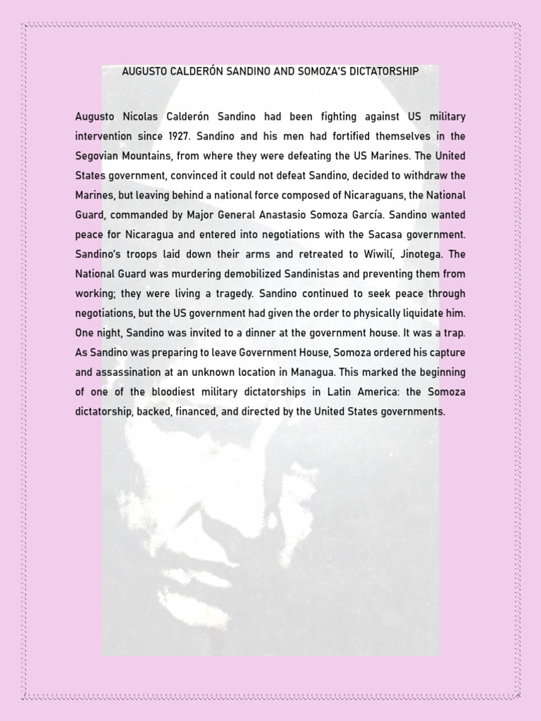 Sandino's Struggle | PDF