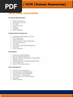 SAP HCM Overview | PDF | Employment | Human Resource Management