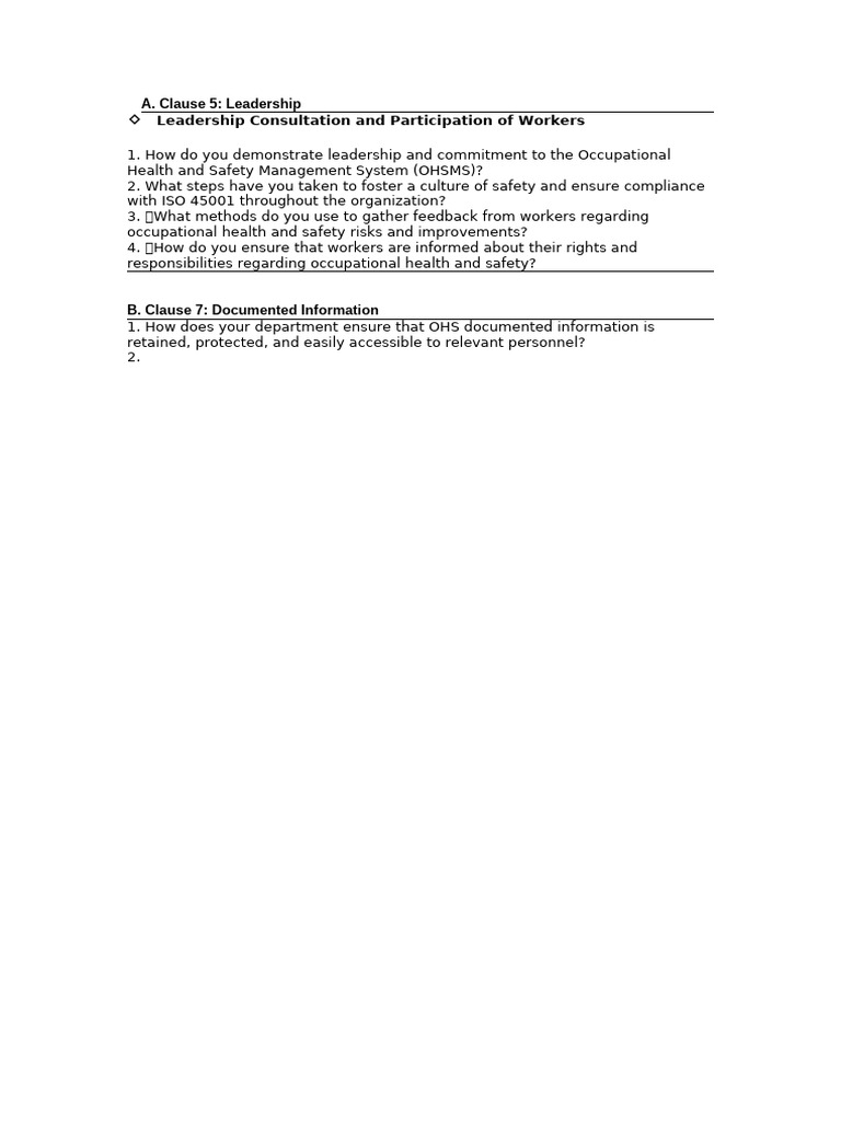 Internal Audit Questions | PDF