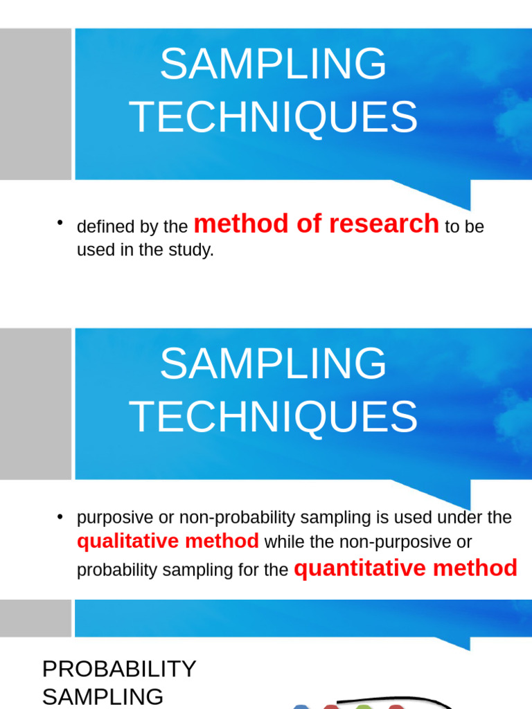 Unit 3 - Sampling Techniques To Ethics in Research | PDF | Sampling (Statistics) | Survey ...