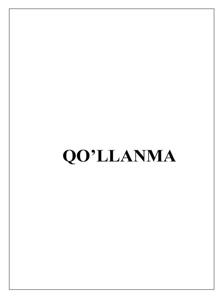 Matematikadan Qo | PDF