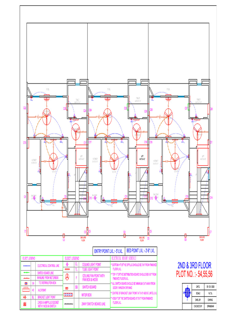 Floor Plan with Electrical Layout Details | PDF