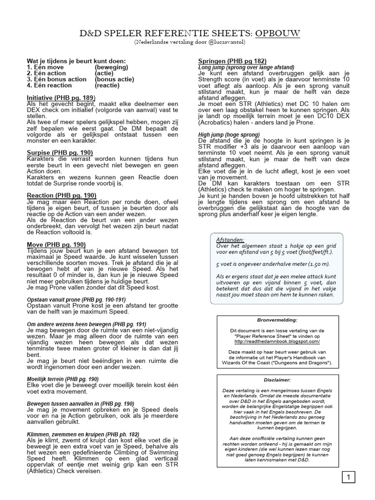 Reference Sheet | PDF