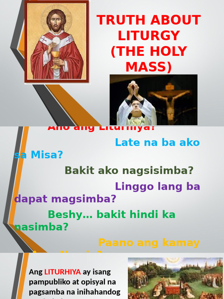 Understanding the Holy Mass Liturgy | PDF | Eucharist | Mass (Liturgy)