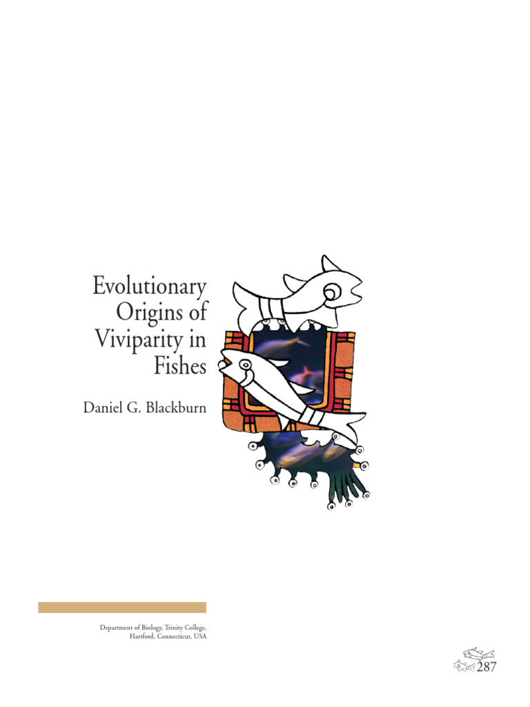 Viviparity Evolution in Fishes Explained | PDF