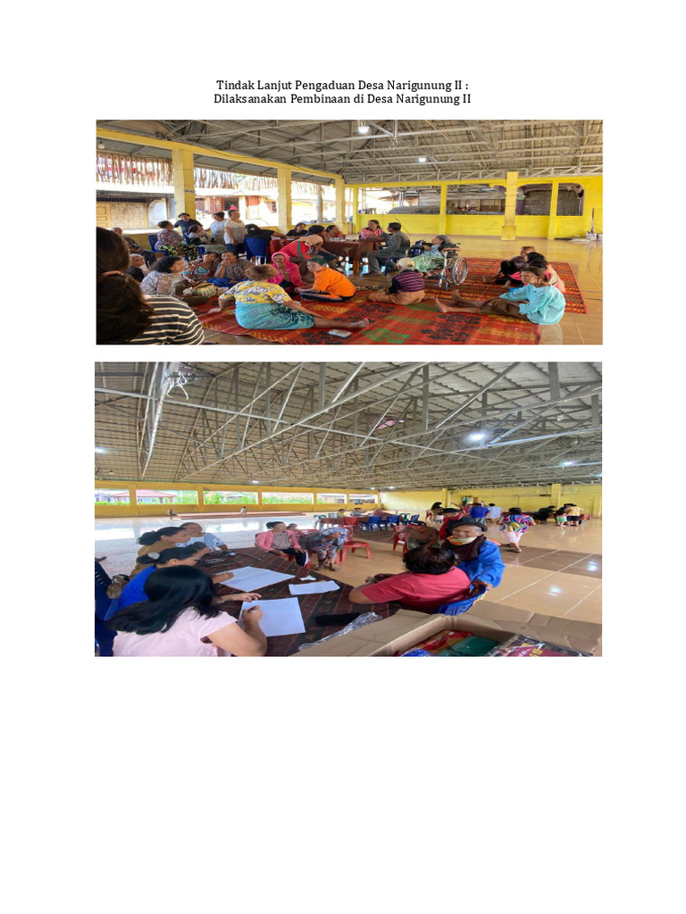 Dok Tindak Lanjut Pembinaan Lansia Narigunung II | PDF