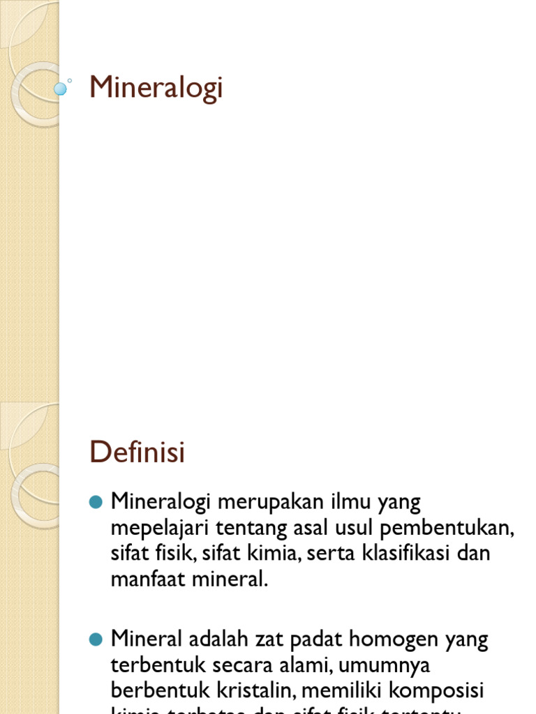 Mineralogi Kristal | PDF