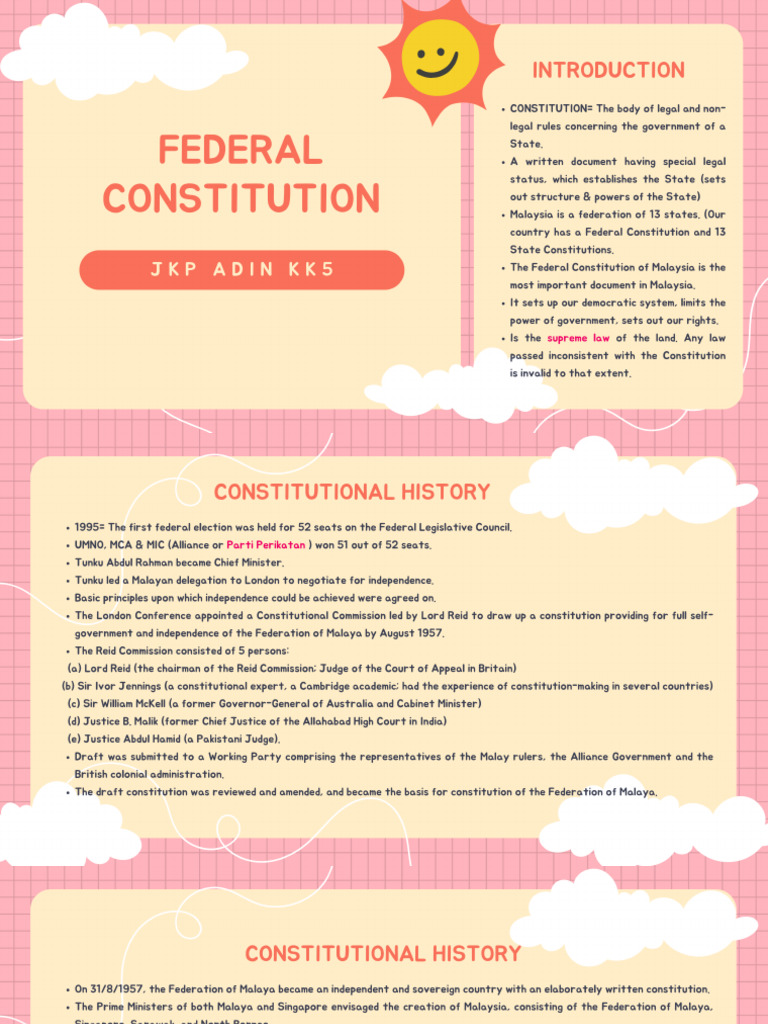 Federal Constitution | PDF