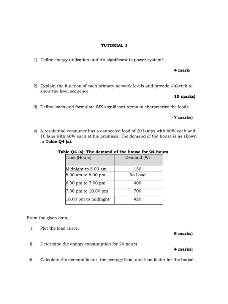 Tutorial Chapter 1 and Chapter 2 New | PDF | Power Station | Solar Panel