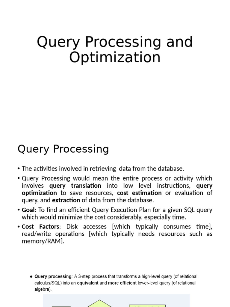 KD Query Processing1 | PDF | Databases | Parsing