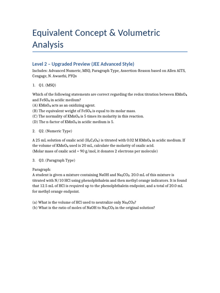 Equivalent Concept Level2 Upgraded Preview | PDF