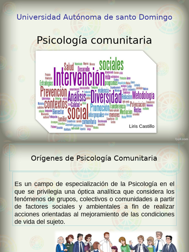 Psicologia Comunitaria Final | PDF | Trastorno mental | Salud mental