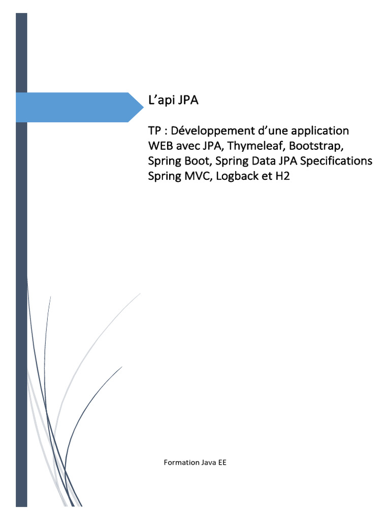 5- TP_Cours - JPA - Thymeleaf - Spring Data - Specification_2025 | PDF | Spring Framework | Java ...