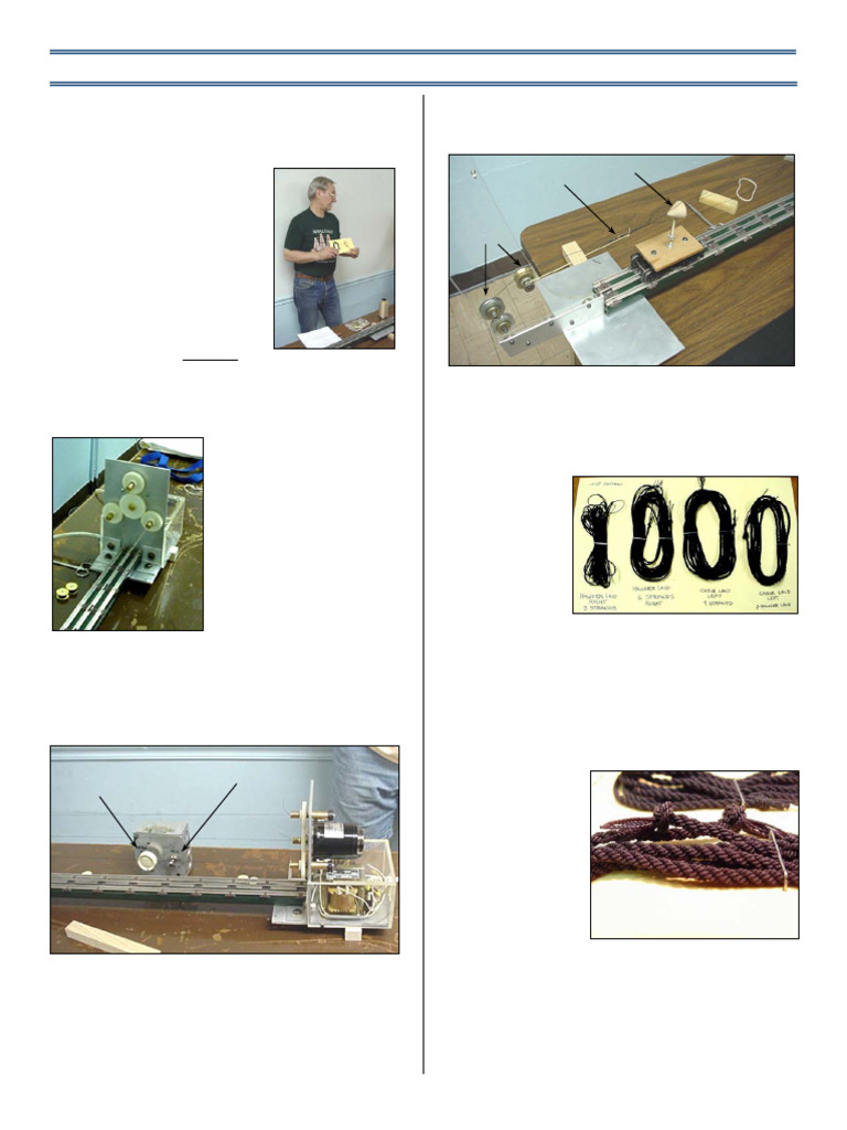 Scale Rope Making Techniques | PDF | Rope | Distance