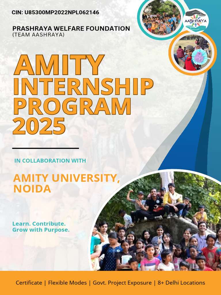 Amity Internship Brochure | PDF | Mind | Social Psychology
