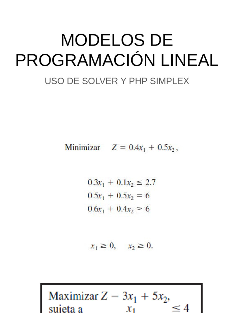 Programacion Entera | PDF | Programación lineal | Economias