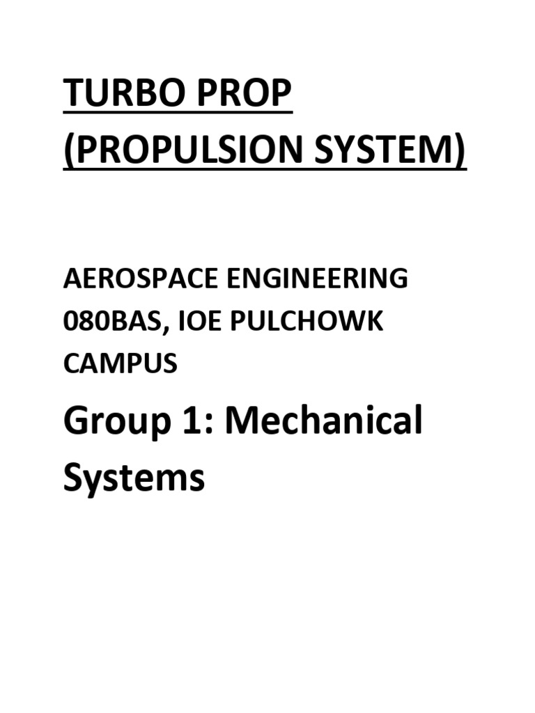 Mechanical System | PDF