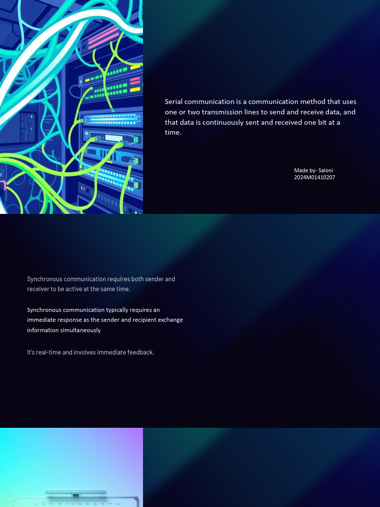 Serial Communication Synchronous Vs Asynchronous | PDF | Communication ...