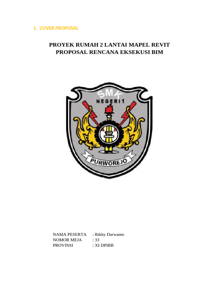 A.3 Format Proposal Lks Cad Bim - Digital Construction Provinsi 2024 | PDF